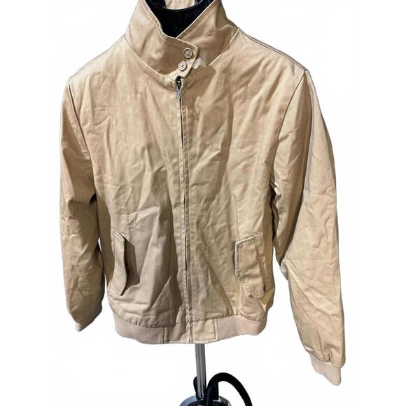 Jackets & Coats | Merc London Harrington Jacket Tan Tartan Lining Mod ...